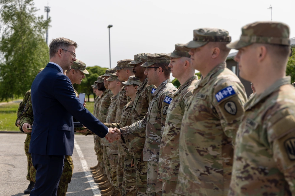 DVIDS - Images - U.S. Soldiers and Allies Receive NATO Medal in Estonia ...