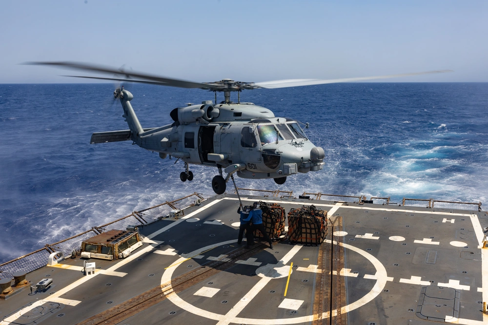 DVIDS - Images - USS Oscar Austin (DDG 79) Conducts a Replenishment-At ...