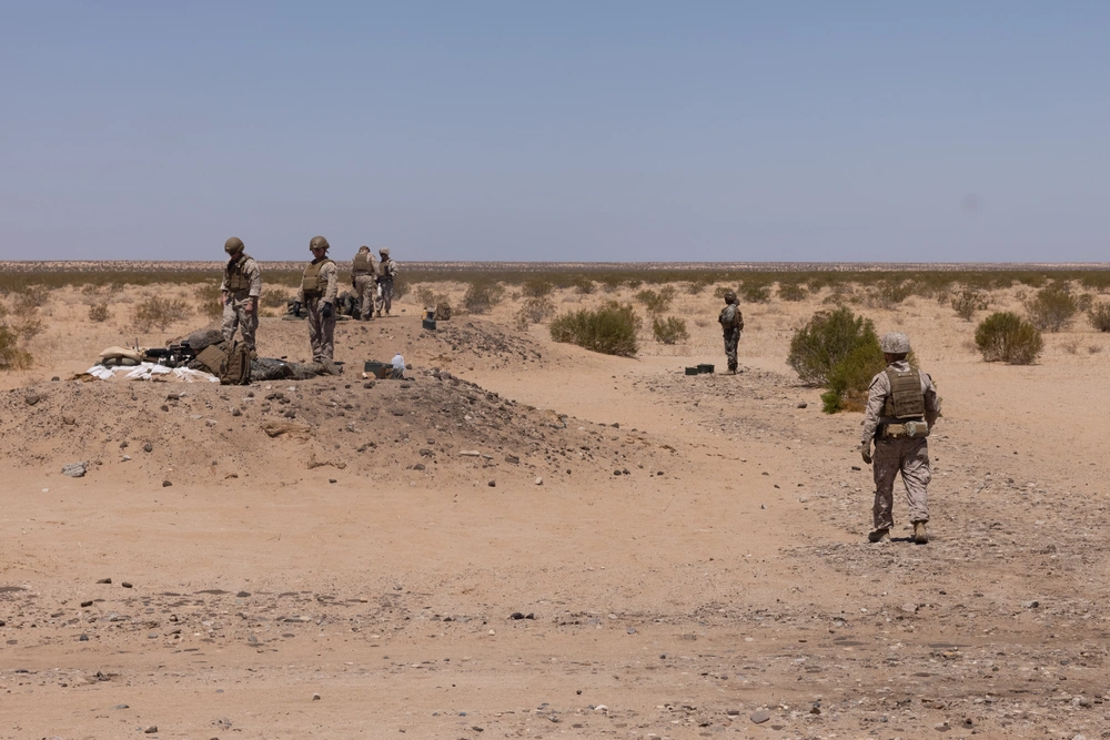 DVIDS - Images - Yuma Marines conduct Machine Gun Training [Image 1 of 11]