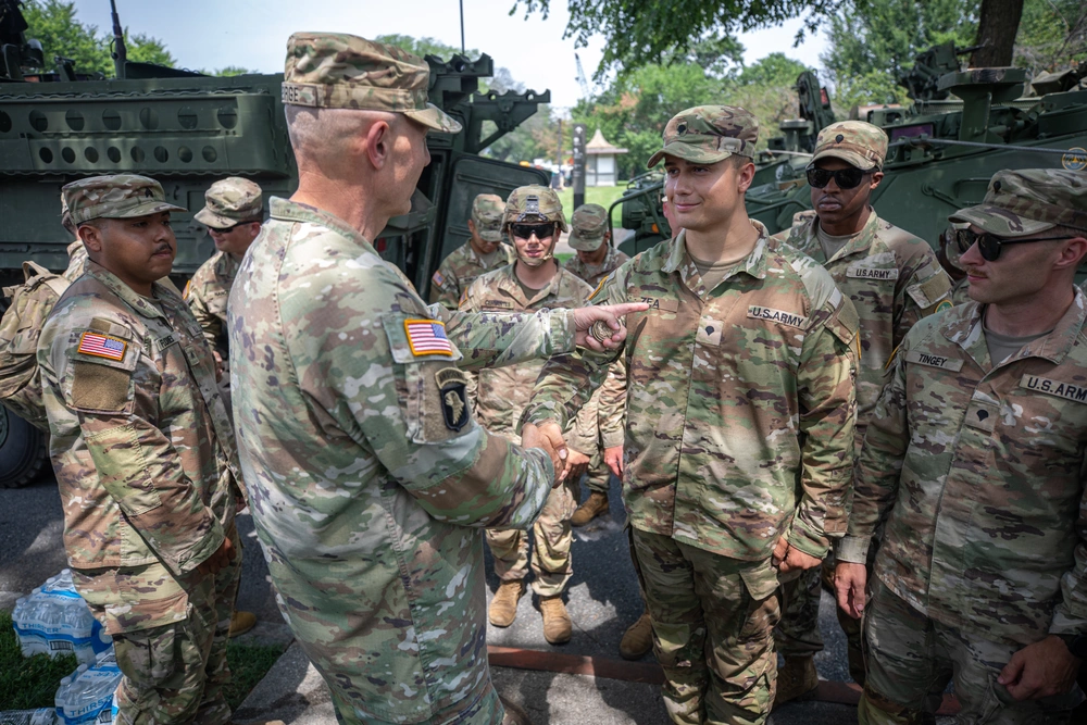 DVIDS - Images - Chief of Staff of the Army visits Soldiers preparing ...