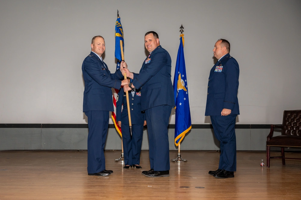 DVIDS - Images - Lt. Col. Matthew Daniels, outgoing 377th Comptroller ...