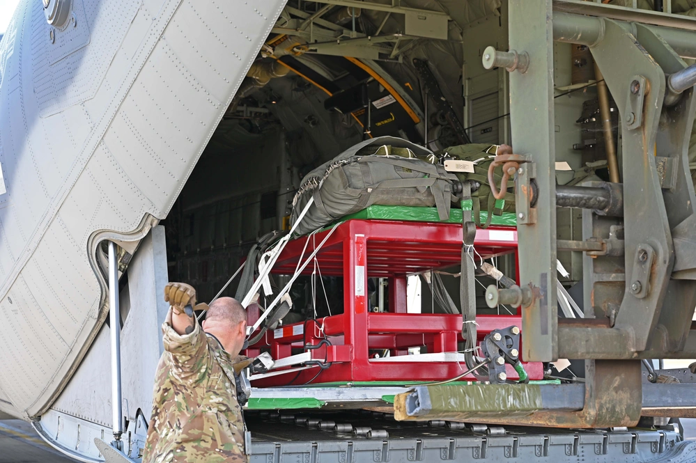 DVIDS - Images - 352nd Loadmasters prepare for flight [Image 4 of 4]