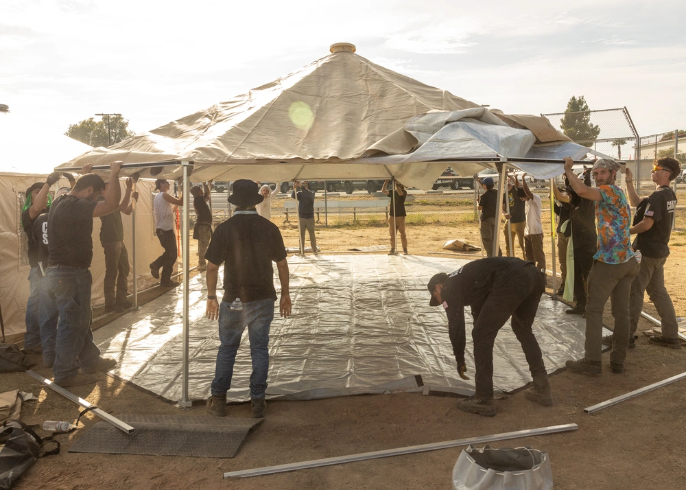 DVIDS - Images - Civilian contractors set up in greater Los Angeles area to support Task Force ...