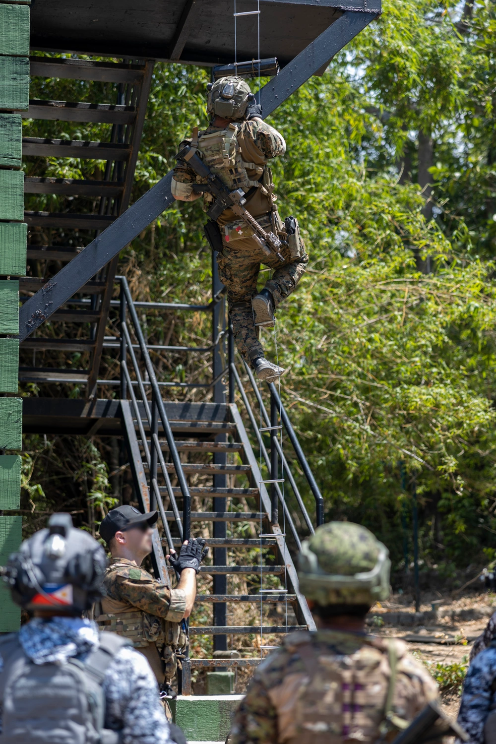 DVIDS - Images - Balikatan 25: MARSOC, Philippines SOF Units conduct hook and climb training ...