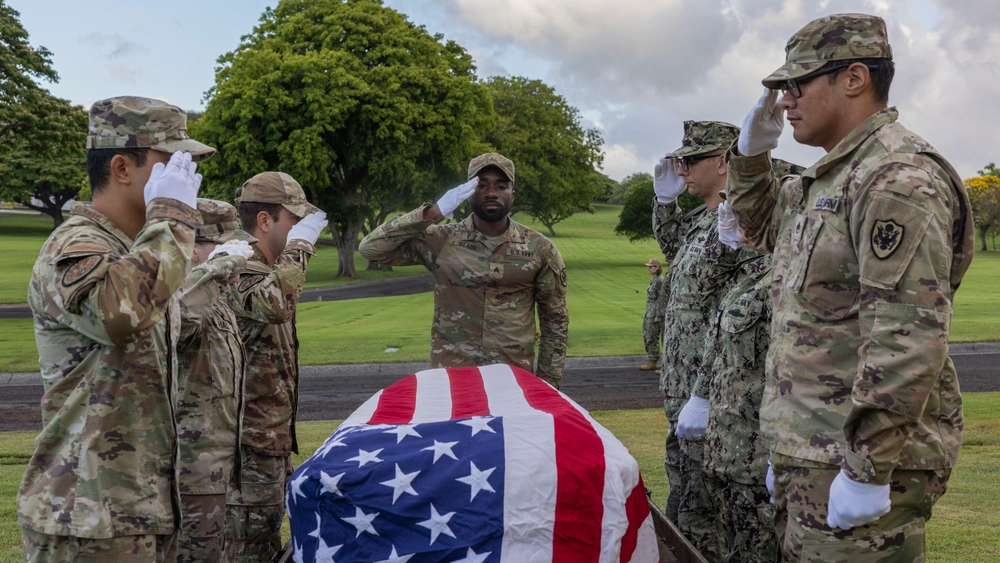DVIDS - Images - DPAA Conducts Disinterment Ceremony [Image 3 of 7]