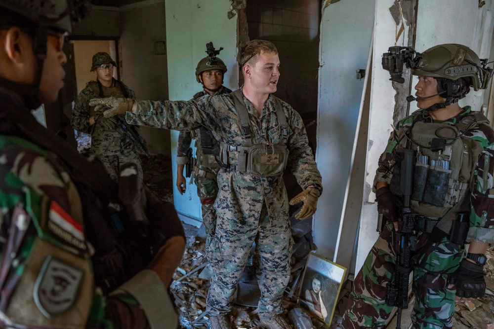 DVIDS - Images - CARAT Indonesia 2025 conducts force protection field ...