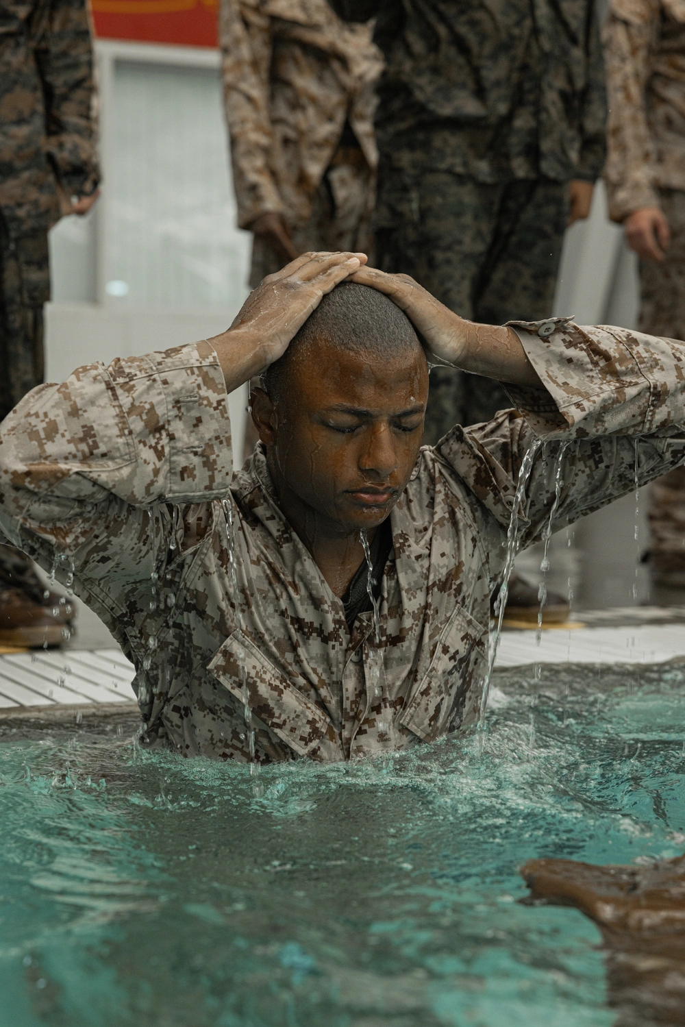 DVIDS - Images - Alpha Company Swim Qualification [Image 13 of 13]