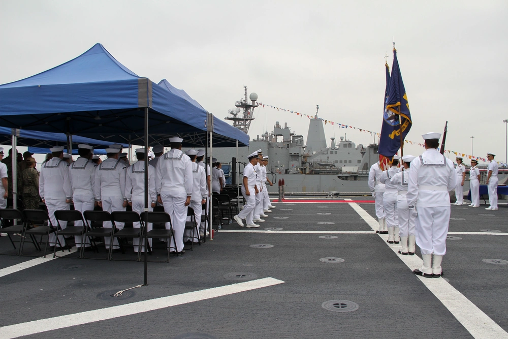 DVIDS - Images - USS Montgomery (LCS 8) Conducts Change of Command ...