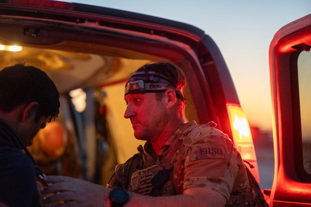 DVIDS - Images - Al Asad Airbase MASCAL Exercise [Image 1 of 24]