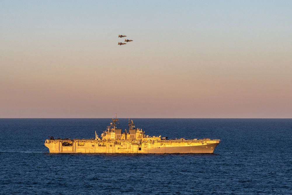 DVIDS - Images - VMFA-242 82nd Birthday Flyover aboard USS America (LHA ...