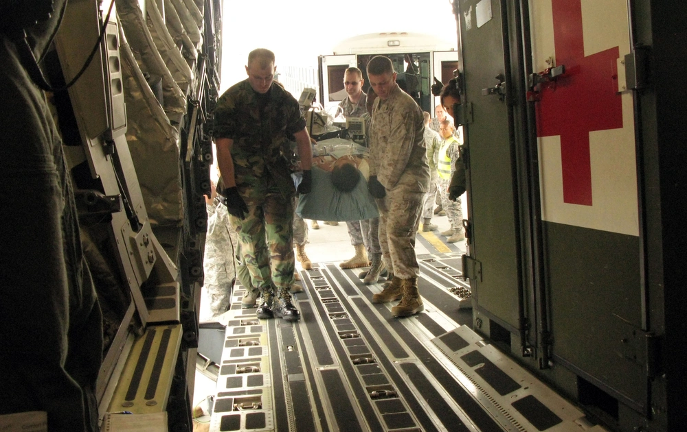 DVIDS - Images - Aeromedical Evacuation Team Transports Patient from ...