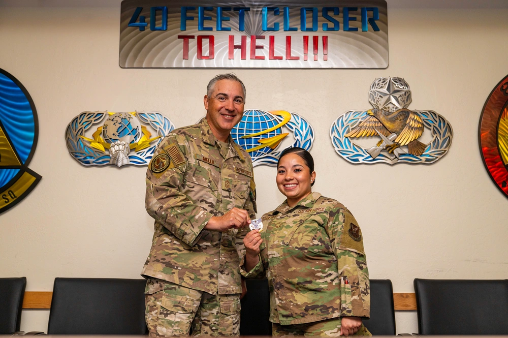 DVIDS - Images - AFGSC Command Chief Coins Members of Team Kirtland ...