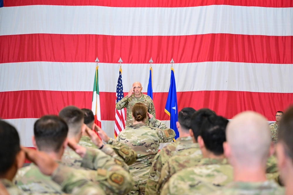 DVIDS - Images - 31st MXG conducts change of command ceremony [Image 6 of 6]
