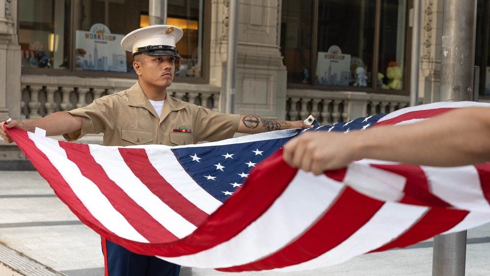 DVIDS - Images - Marines present Morning Colors at Chicago Marine Week ...