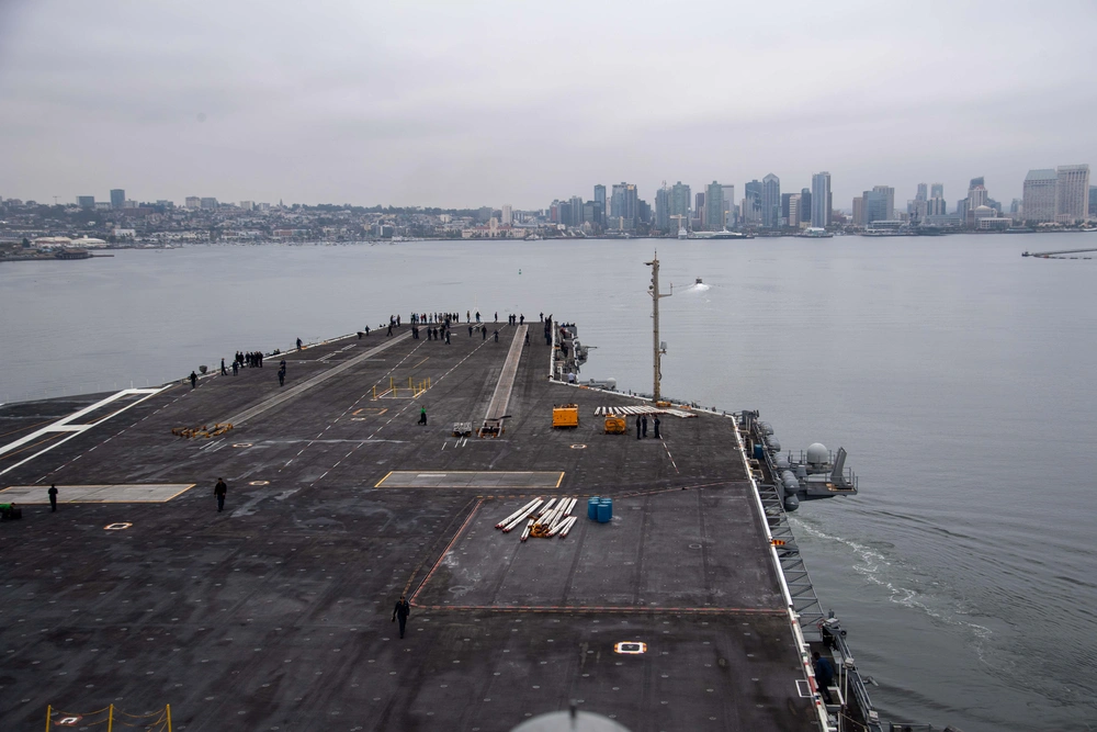 DVIDS - Images - USS Theodore Roosevelt Arrives in San Diego [Image 1 of 7]