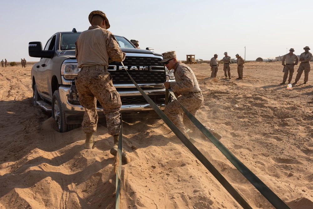 DVIDS - Images - Task Force Forge conducts vehicle recovery training ...