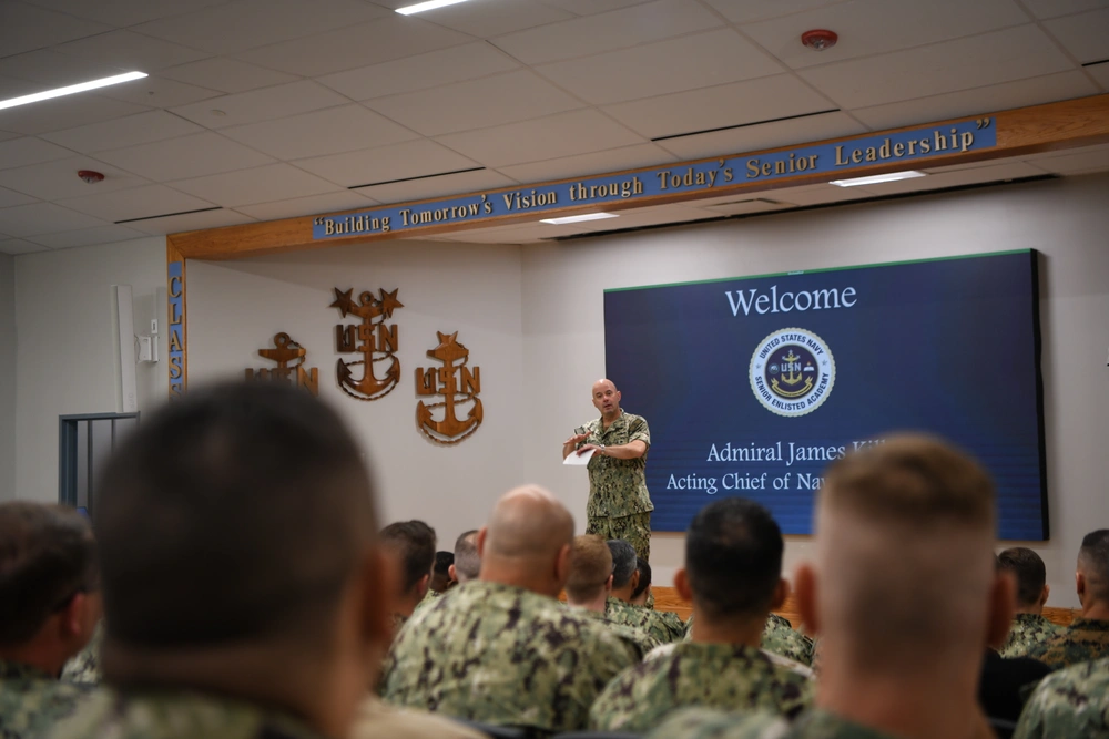 DVIDS - Images - Admiral Kilby speaking to Senior Enlisted Academy ...