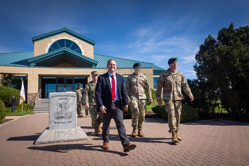 DVIDS - Images - 10th SFG(A) visited by Colby Jenkins, U.S. Assistant ...