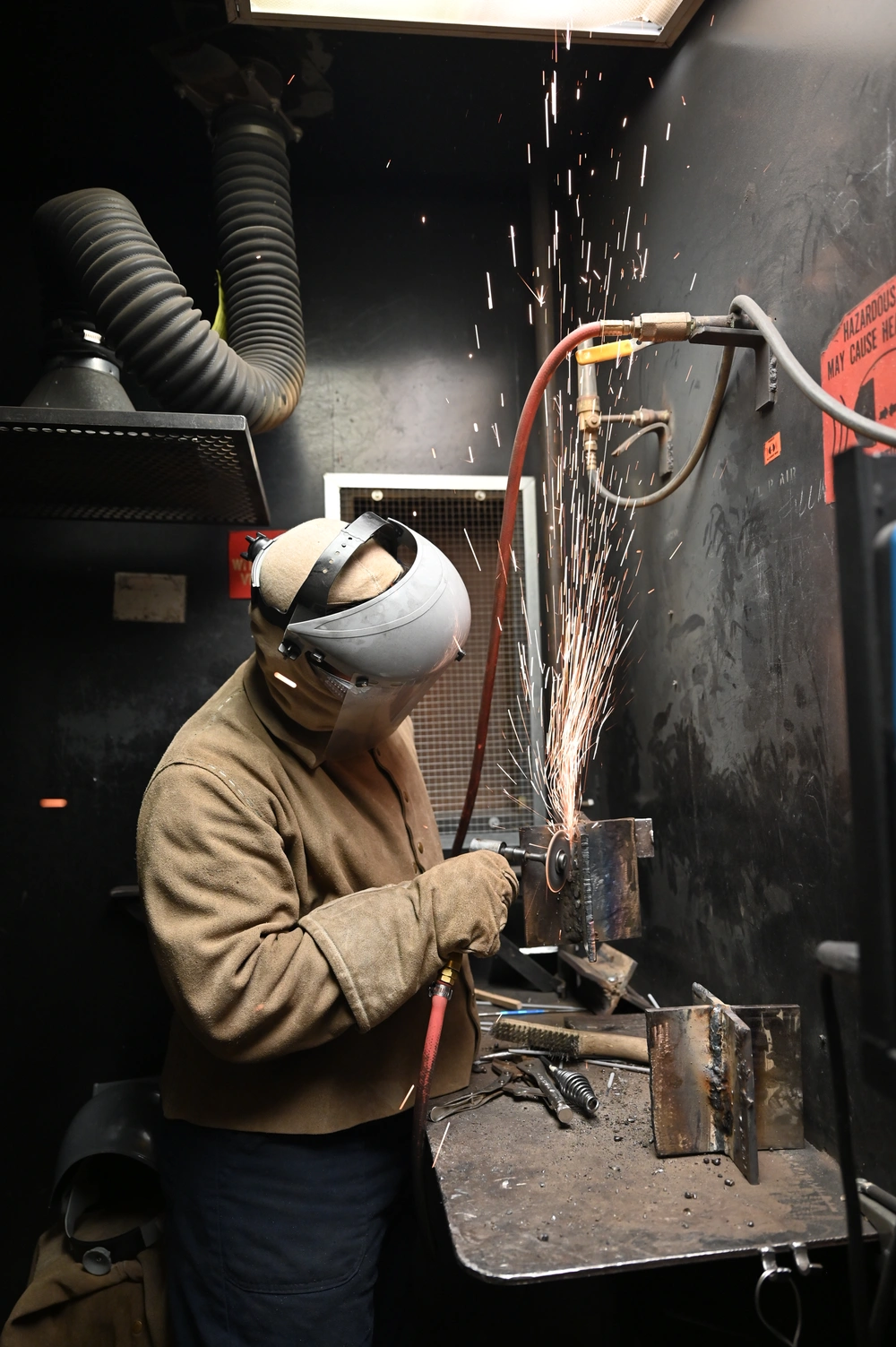 DVIDS - Images - SMAW" Shielded Metal Arc Welding lab [Image 12 of 13]