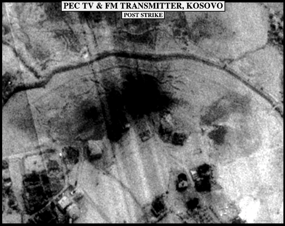 DVIDS - Images - Post-strike bomb damage assessment photograph of the ...