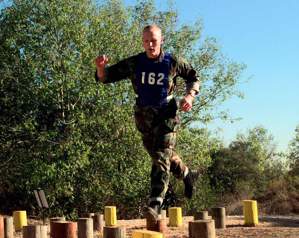 DVIDS - Images - Senior Airman Bret A. Hodgson leaps his way through ...