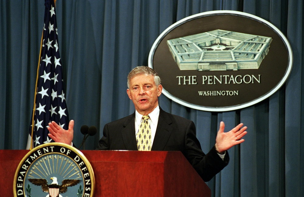 DVIDS - Images - Retired Air Force Gen. James P. McCarthy briefs the ...