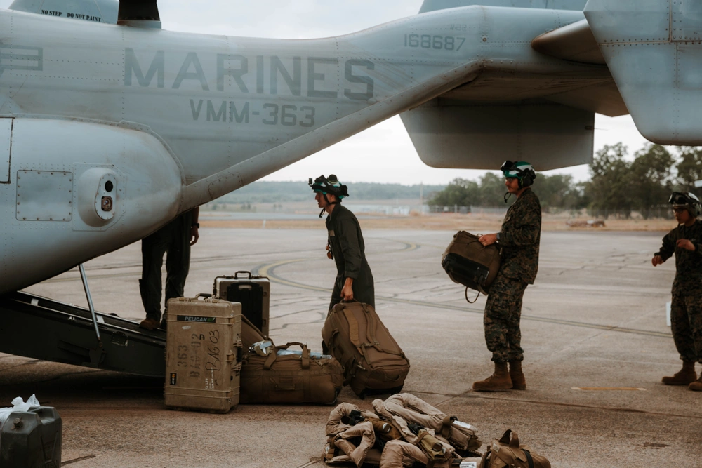 DVIDS - Images - MRF-D 25.3: U.S. Marines prepare to depart for the ...