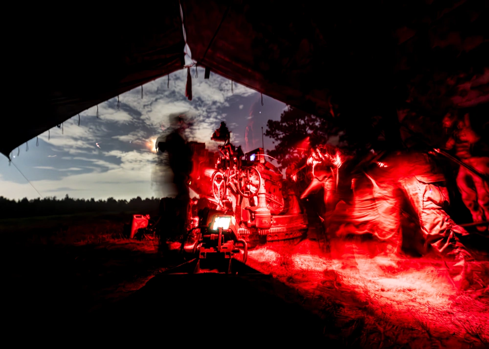 DVIDS - Images - Devil Avalanche | 3-319 AFAR “Gun Devils” Night Live ...