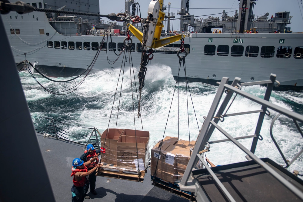 DVIDS - Images - USS HIgbee Conducts Replenishment-at-Sea with USNS ...
