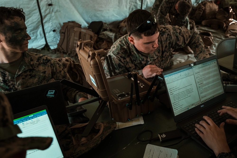 DVIDS - Images - Digital Frontline: II MEF COMMSTRAT Marines put 5G to ...