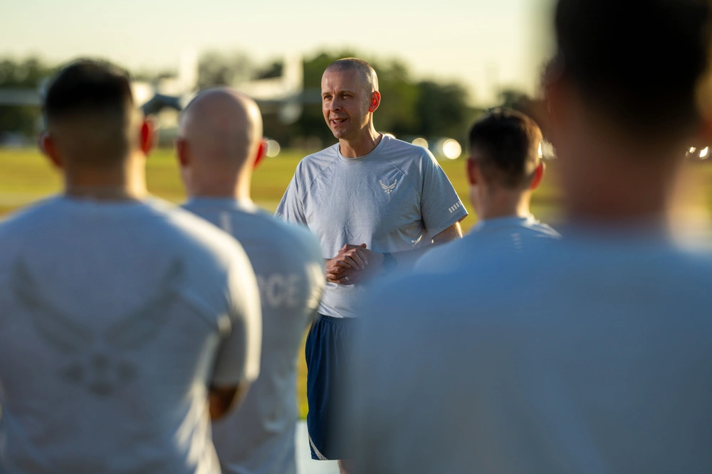 DVIDS - Images - Command Chief Power joins 502d ABW first sergeants for ...