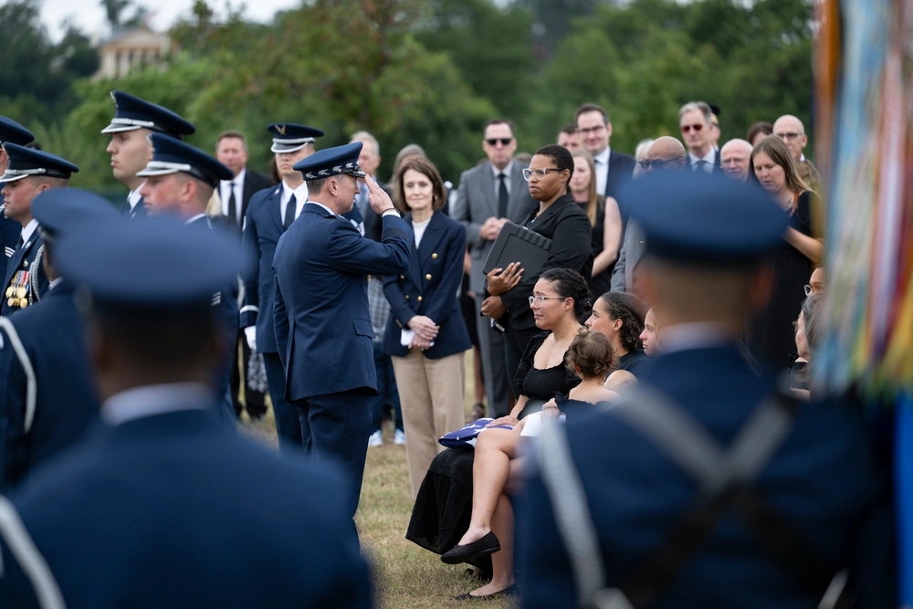 DVIDS - Images - Military Funeral Honors are Conducted for U.S. Air Force Capt. Wade Holmes in ...