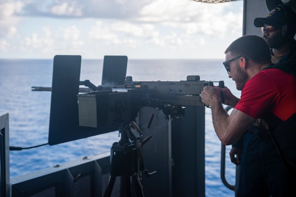 DVIDS - Images - USS America (LHA 6) Conducts Crew-Served Weapons Shoot ...