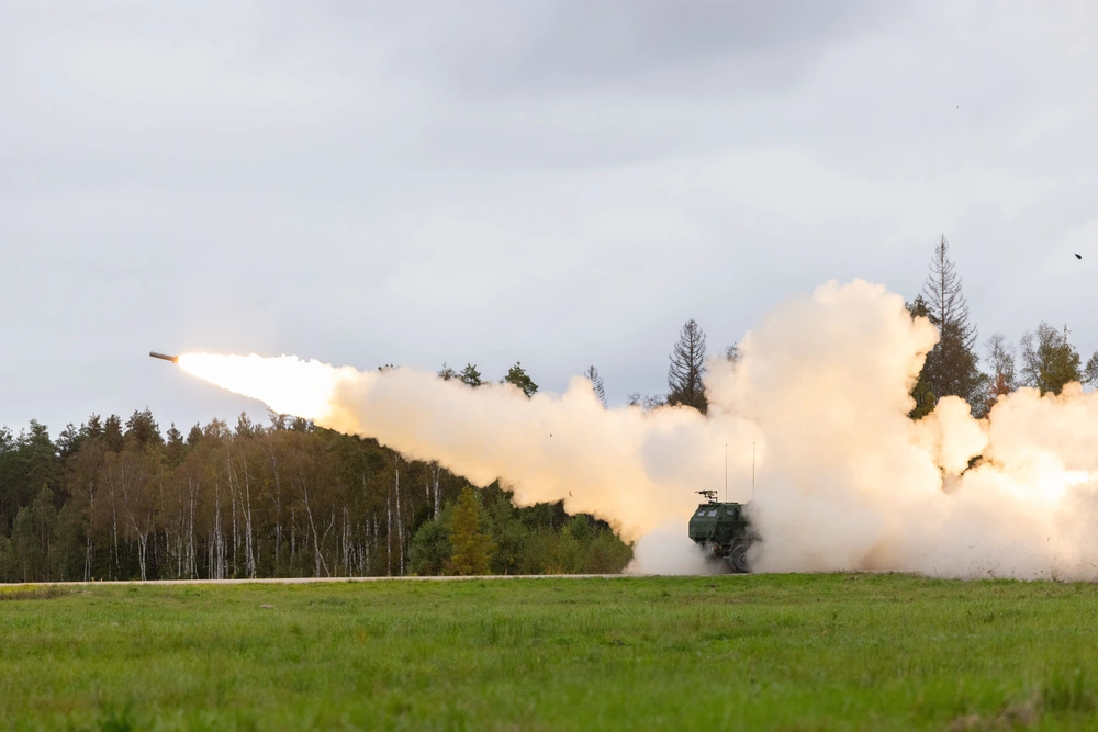 DVIDS - Images - U.S. Army M142 HIMARS conducts the Artillery Table VI live fire [Image 4 of 7]
