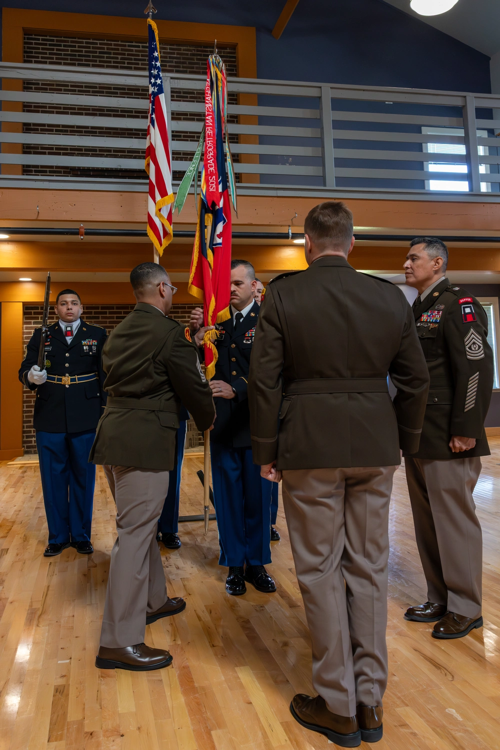 DVIDS - Images - Change of Responsibility Brigade Colors Hand-Off [Image 8 of 16]