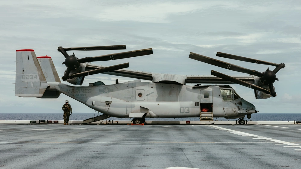 DVIDS - Images - MRF-D 25.3: VMM-363’s MV-22B Ospreys arrive to USS Miguel Keith [Image 8 of 33]
