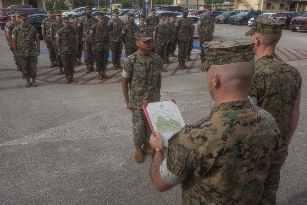 DVIDS - Images - Camp Blaz Marines participate in promotion and ...