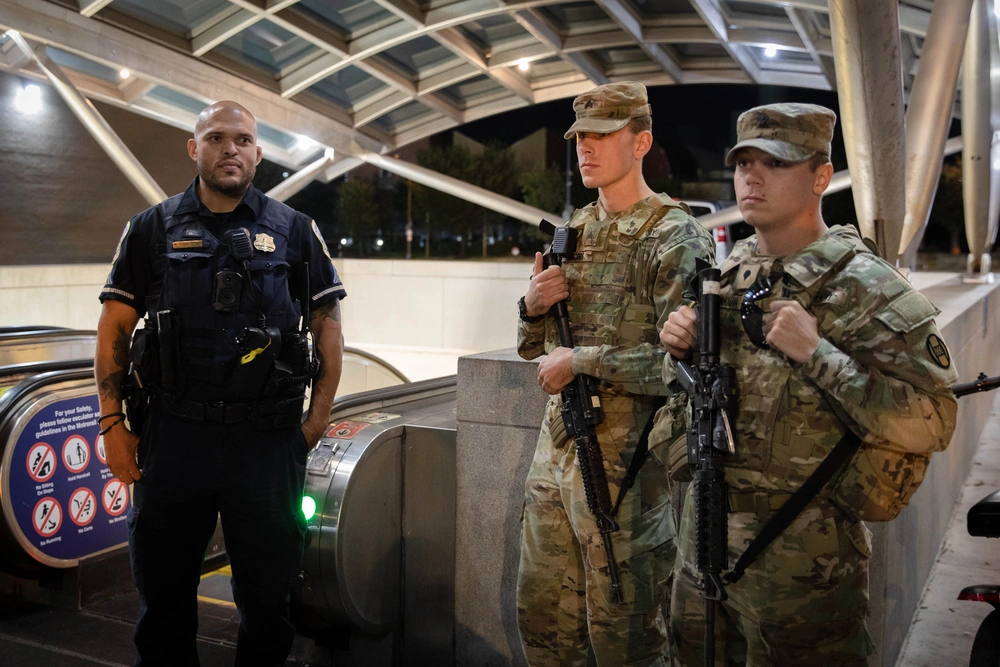 DVIDS - Images - West Virginia National Guard Soldiers Patrol Stadium ...