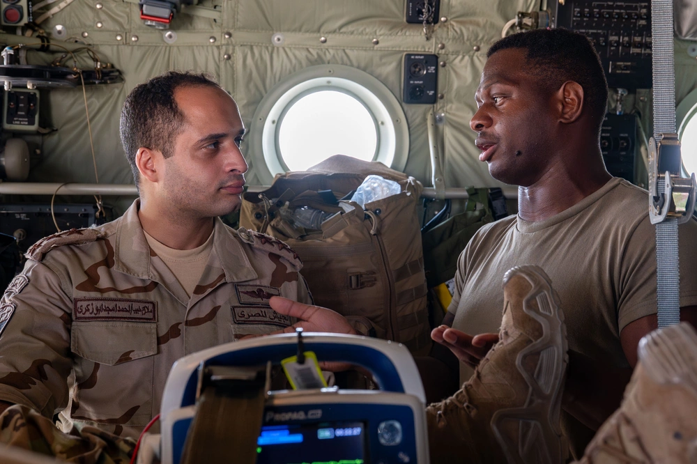 DVIDS - Images - BRIGHT STAR 25: USAF, USN and EAF Aeromedical Evacuation and CCATT skill ...
