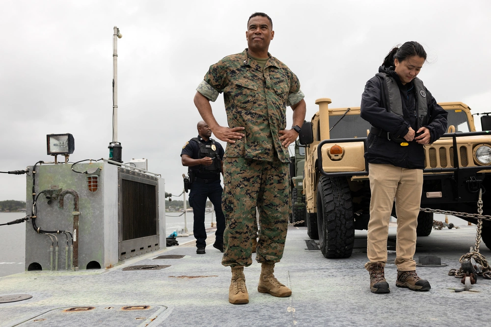 DVIDS - Images - Blount Island anchors readiness talks as Marine ...