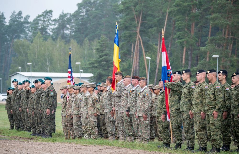 DVIDS - Images - U.S. Soldiers stand with NATO allies on BPTA Day [Image 3 of 4]
