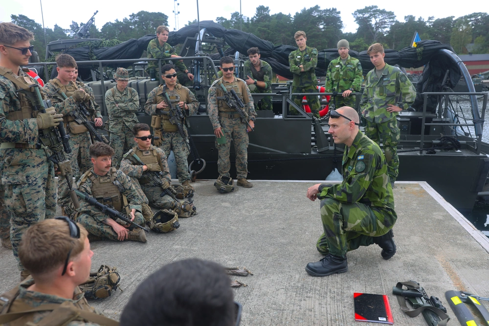 DVIDS - Images - U.S. Marines, Swedish forces sharpen sea control ...