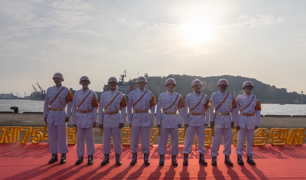 DVIDS - Images - MARFORK Marines attend 75th Anniversary of the Incheon ...