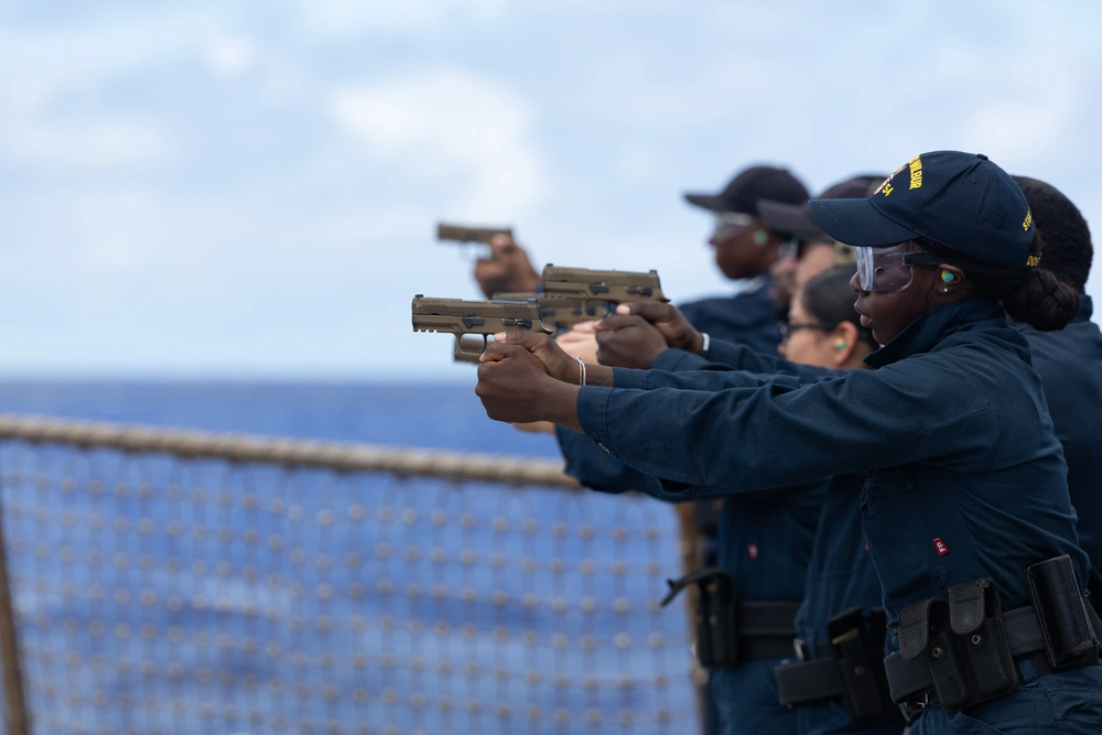DVIDS - Images - USS Curtis Wilbur (DDG 54) Conducts M18 Pistol ...