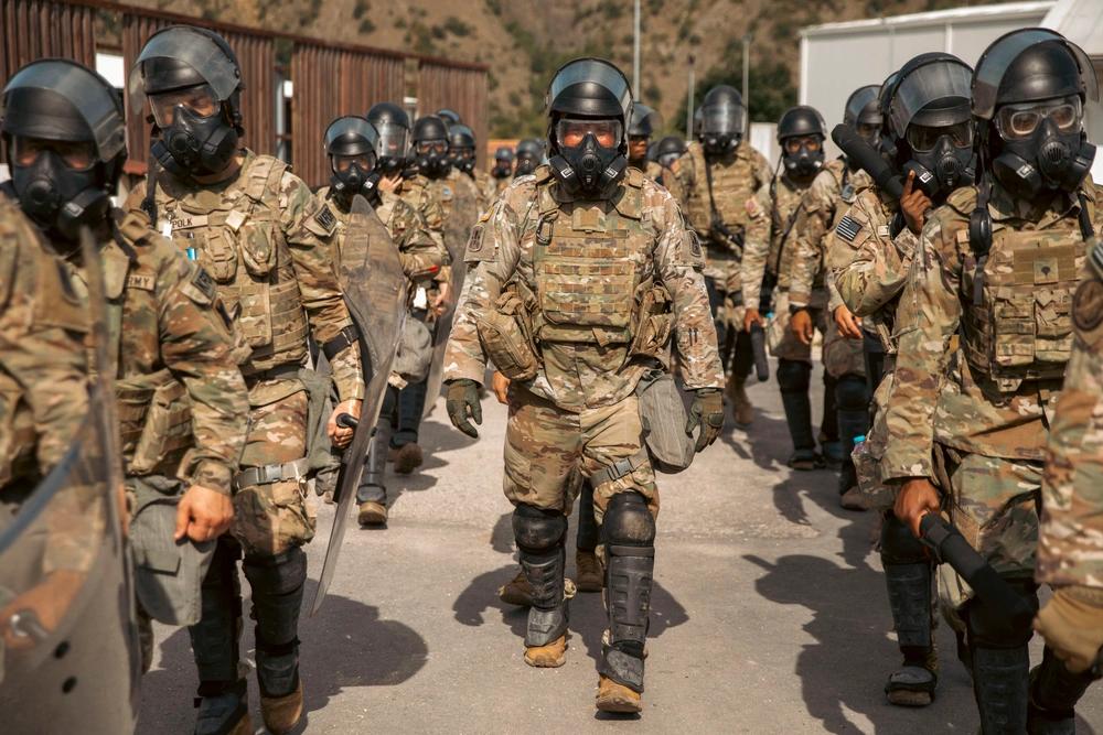 DVIDS - Images - KFOR Task Force Bandit Conducts Crowd Riot Control ...