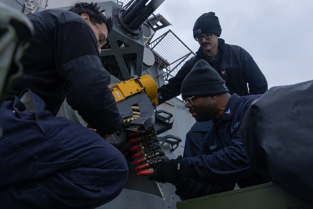 DVIDS - Images - USS Gerald R. Ford (CVN 78) Conducts Live-Fire Gunnery Exercise [Image 2 of 4]