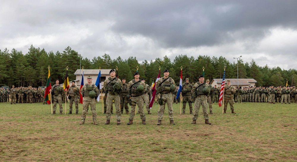DVIDS - Images - Lithuanian Land Forces officials pose for a group ...