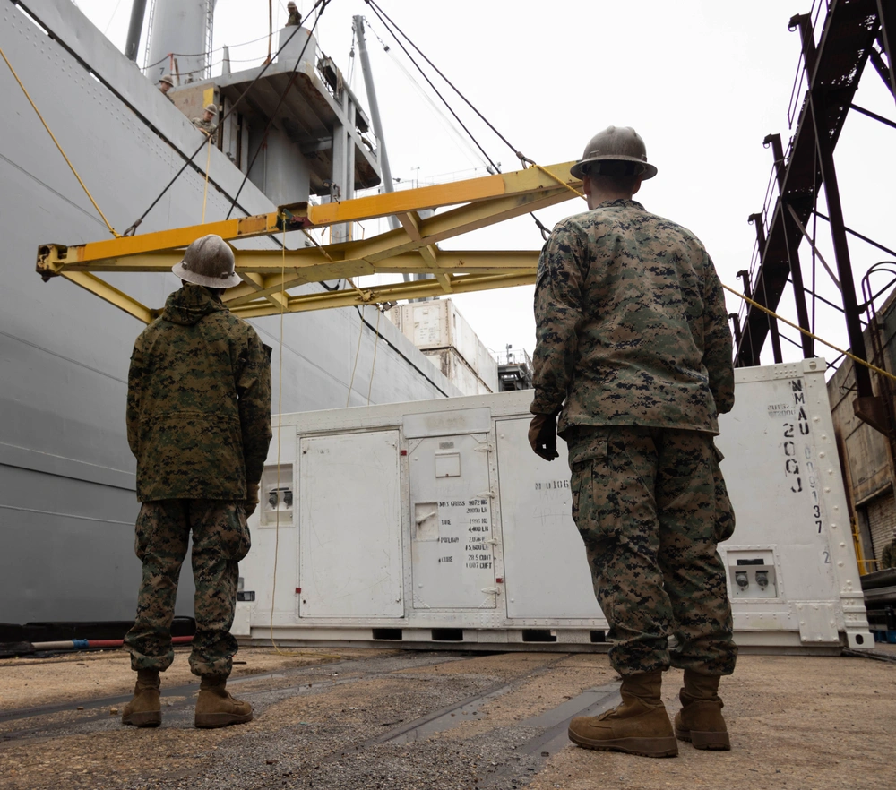 DVIDS - Images - U.S. Marines with 2nd MAW prepare for Exercise Carolina Dragon 25 aboard the SS ...