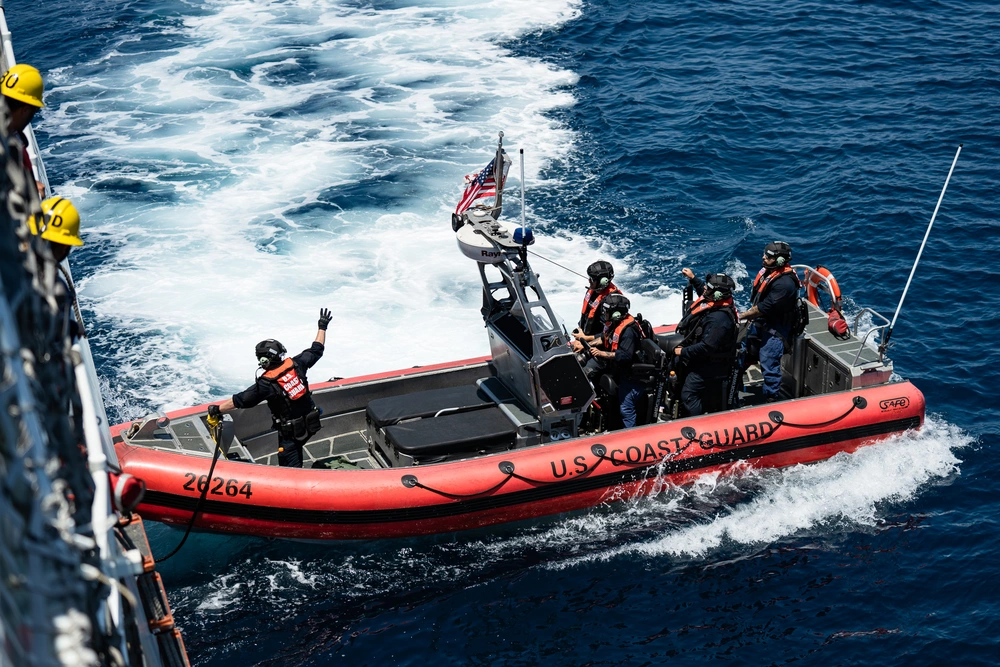 DVIDS - Images - Coast Guard Cutter Bertholf conducts small boat ...