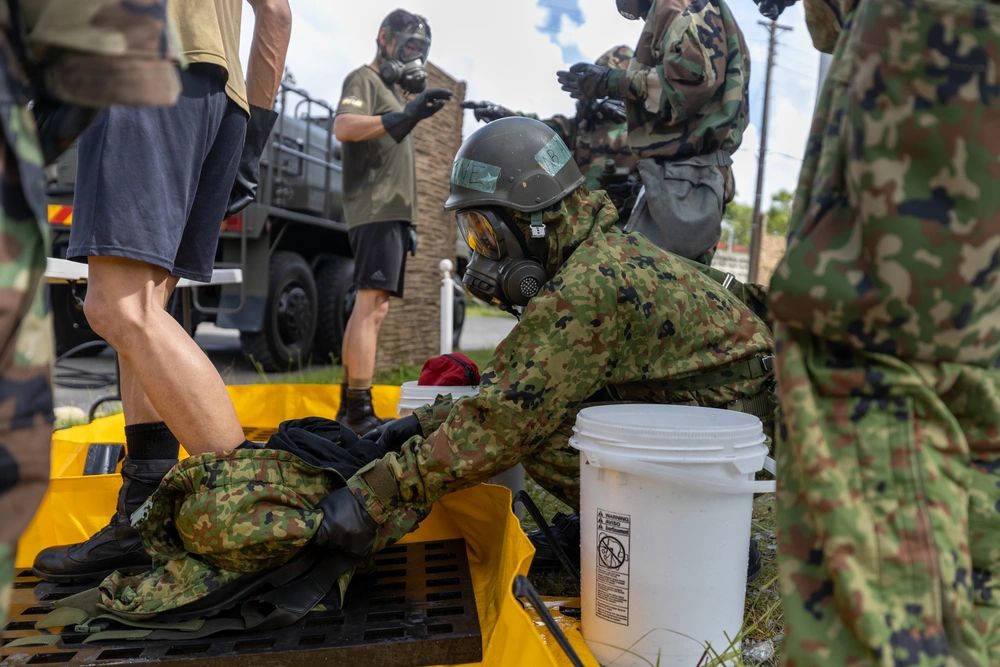DVIDS - Images - 3rd MLG, JGSDF conduct bilateral CBRN site exploitation training during ...
